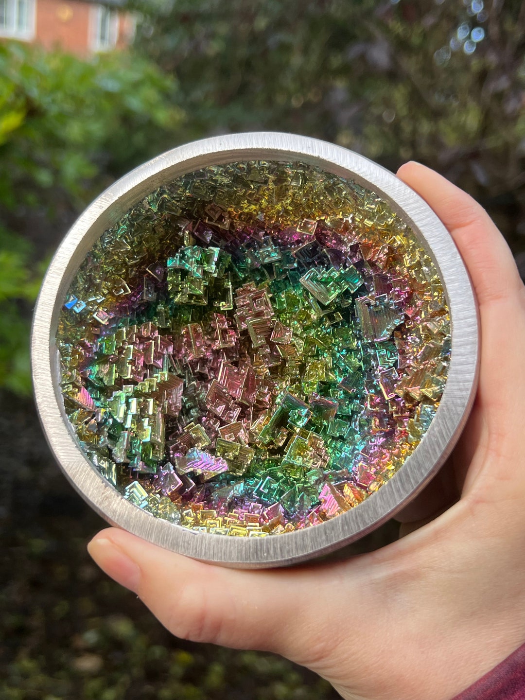 Large Bismuth Round Bowl Specimen AAA 510g 10 - Etsy UK