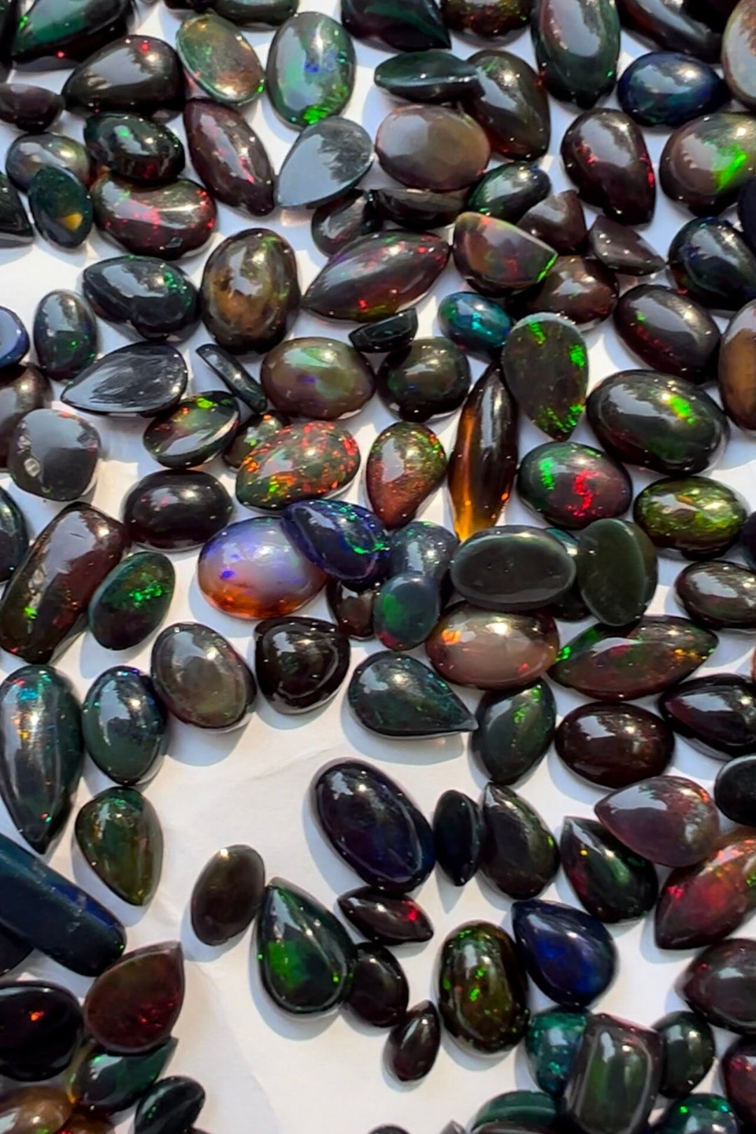 Ethiopian Black Opal Gem Stones AAA 1 Gram Collection - Etsy