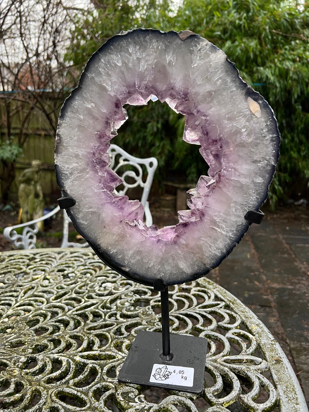 Amethyst Portal / Ring / Donut on Stand AAA Tranquility / Intuition ...