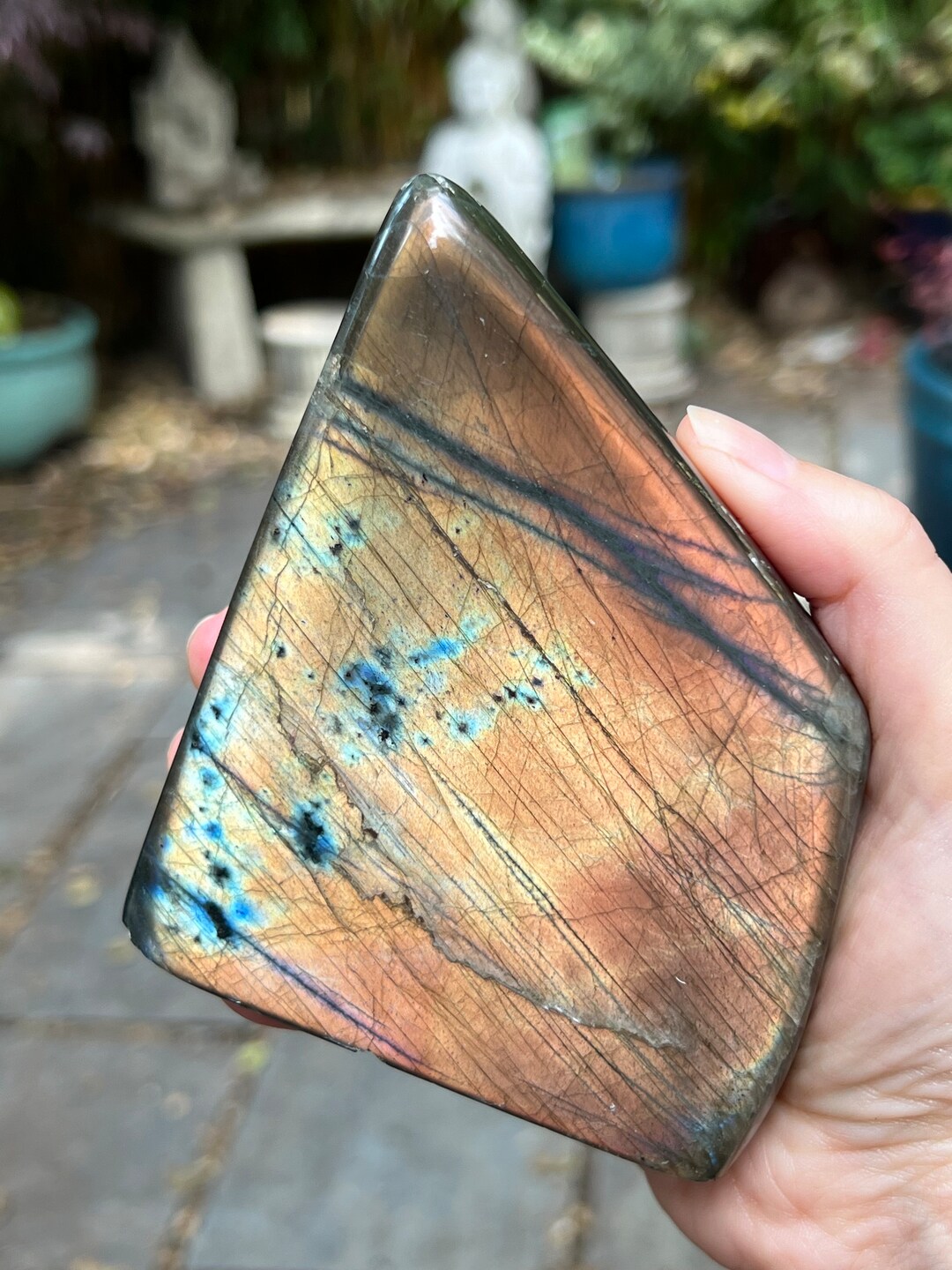 Large Labradorite Iridescent Crystal Freeform AAA+ Light Manifestation ...