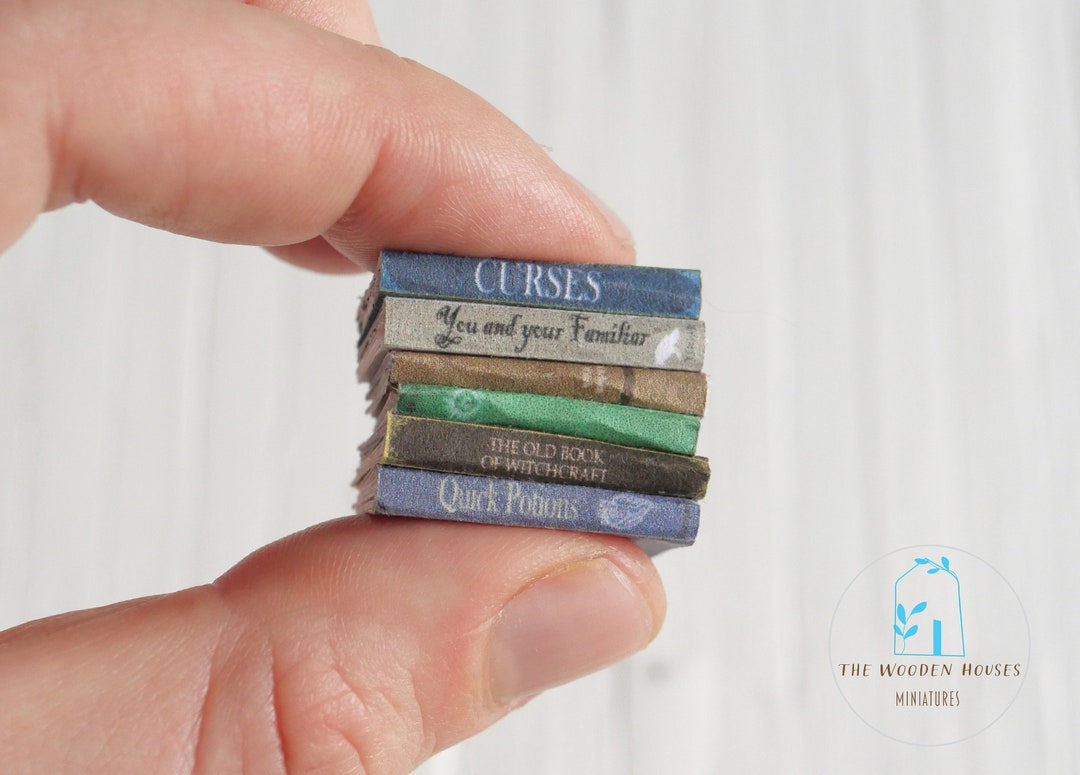 Witches Books DIY Miniature Printables in 12th Scale for - Etsy
