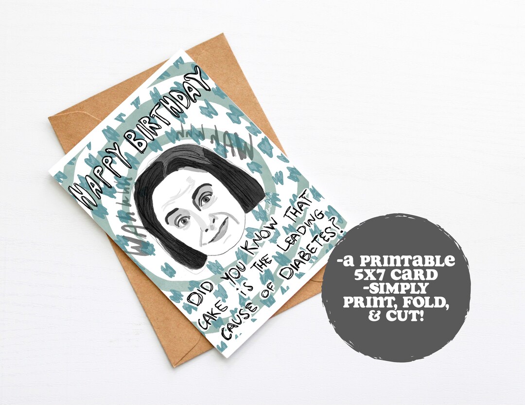 SNL Debbie Downer Birthday Card - Etsy