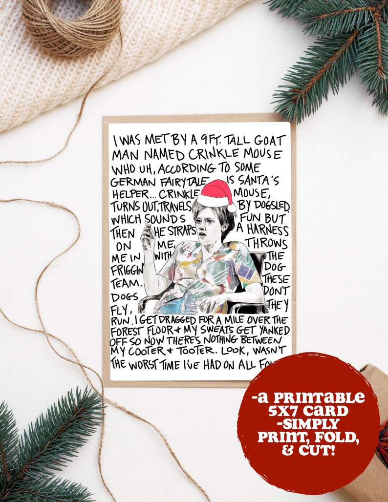 SNL Ms. Rafferty Holiday Christmas Card - Etsy