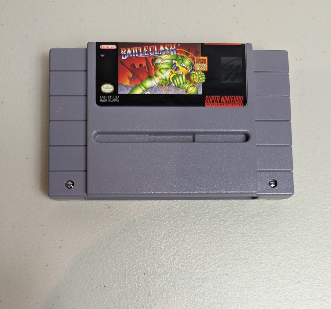 Super Nintendo Battleclash SNES Original Vintage Game Battle Clash - Etsy