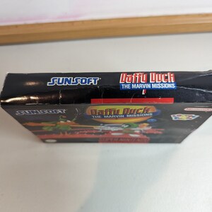 SNES Sunsoft Daffy Duck the Marvin Missions Game BOX ONLY - Etsy
