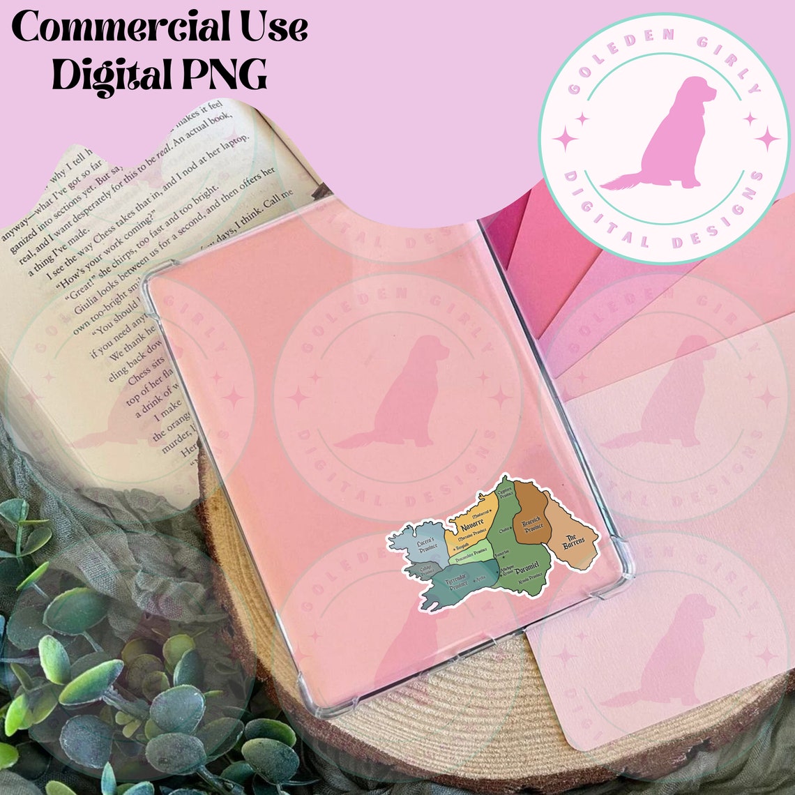 Fourth Wing Map Sticker Png, Fourth Wing Png, the Continent in Fourth ...