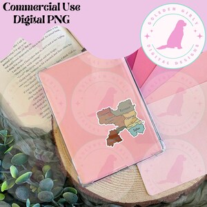 Erilea Map Sticker Png, Acotar Sticker Png, TOG Sticker Png, Digital ...