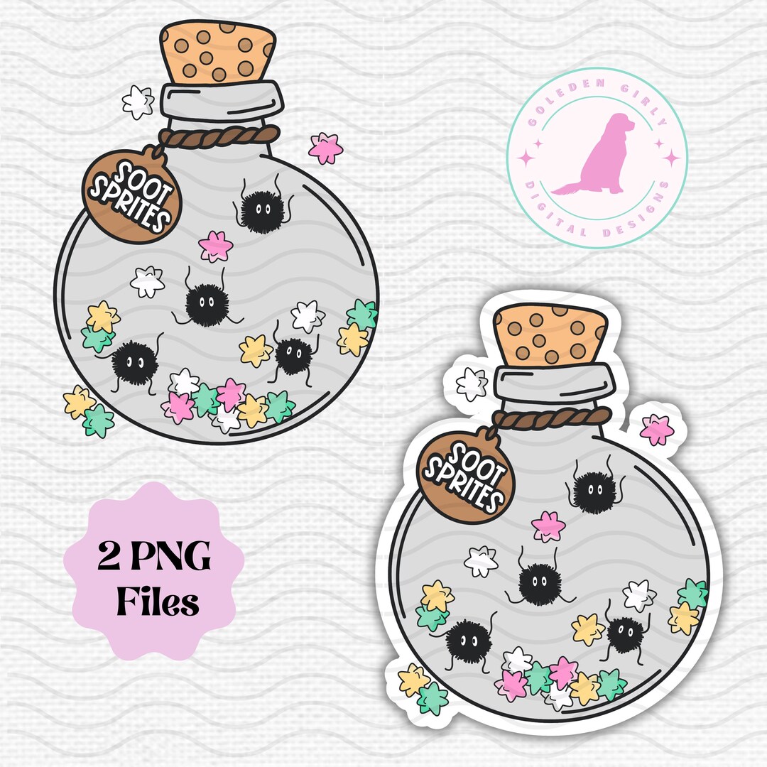 Soot Sprites and Stars Sticker Png, Soot Sprites Png, Sprites and Stars ...