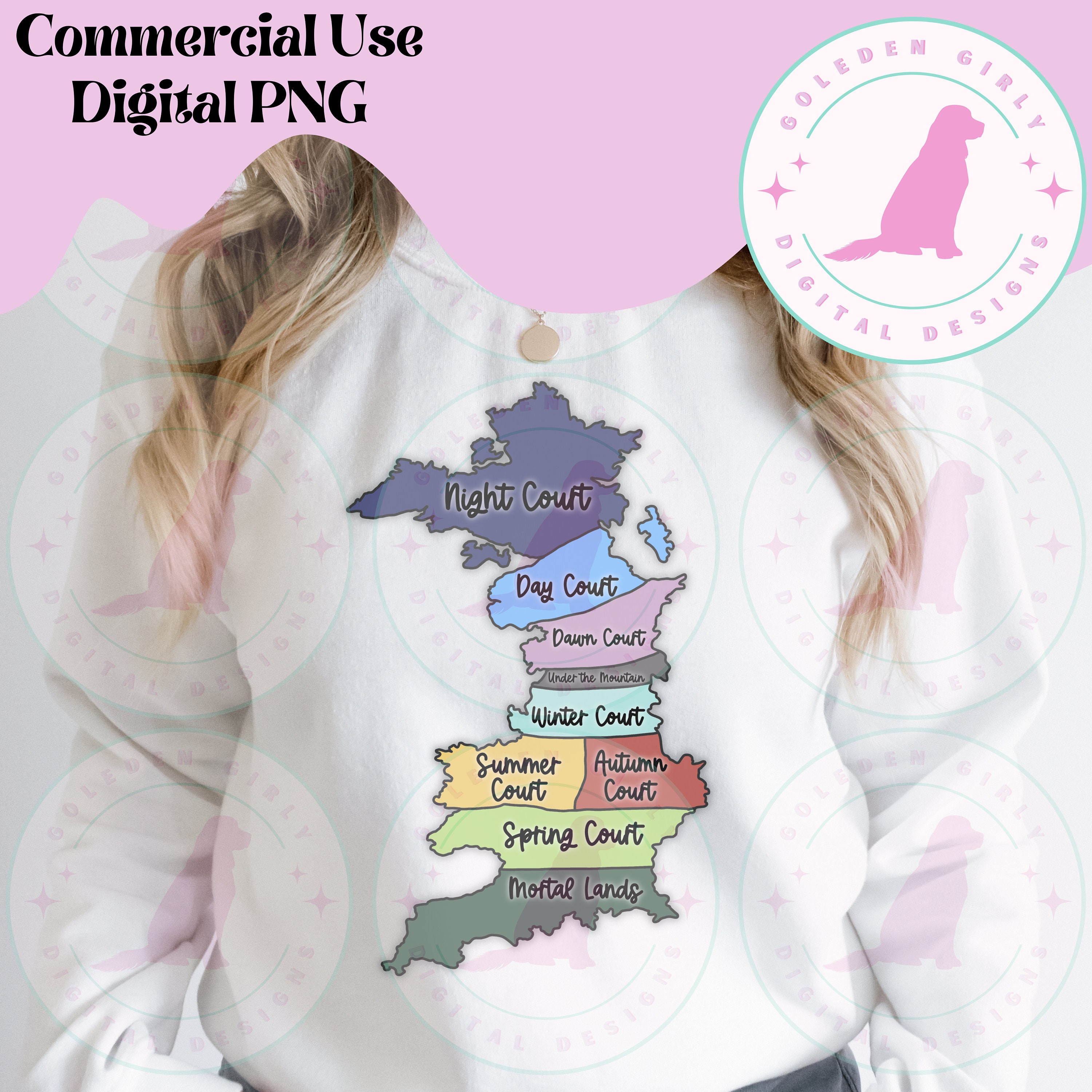 Acotar Map Sticker Png, Acotar Prythian Map Sticker Png, Prythian Png ...