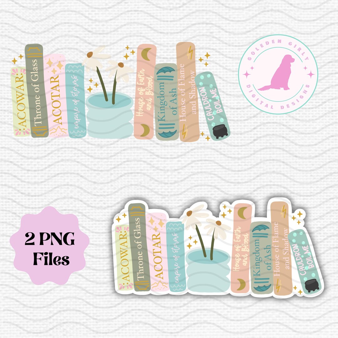 Acotar Png, TOG Png, Crescent City Png, SJM Books Png, SJM Bookshelf ...