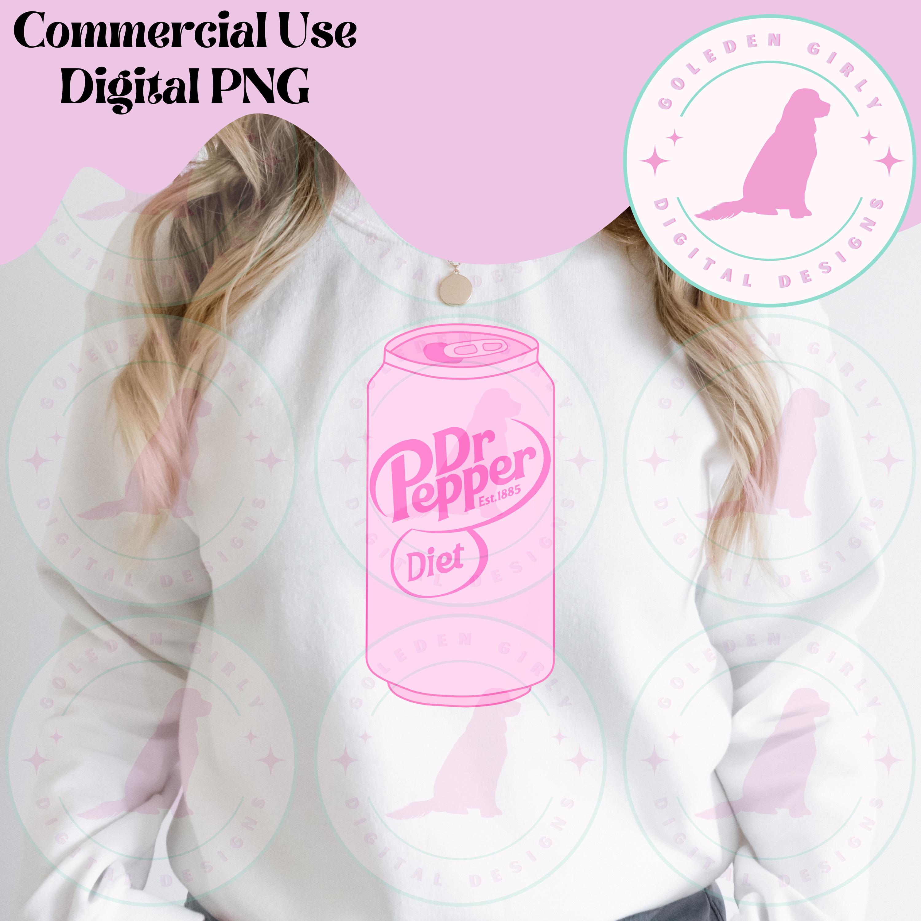 Pink Diet Dr. Pepper Sticker Png, Pink Diet Coke Sticker. Png, Pink ...