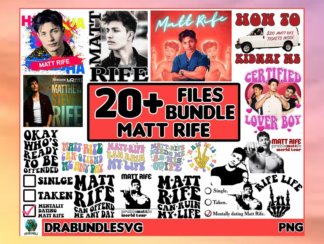 9 Matt Rife Bundle, Matt Rife Png, Matt Rife Shirt, Funny Trending Png ...