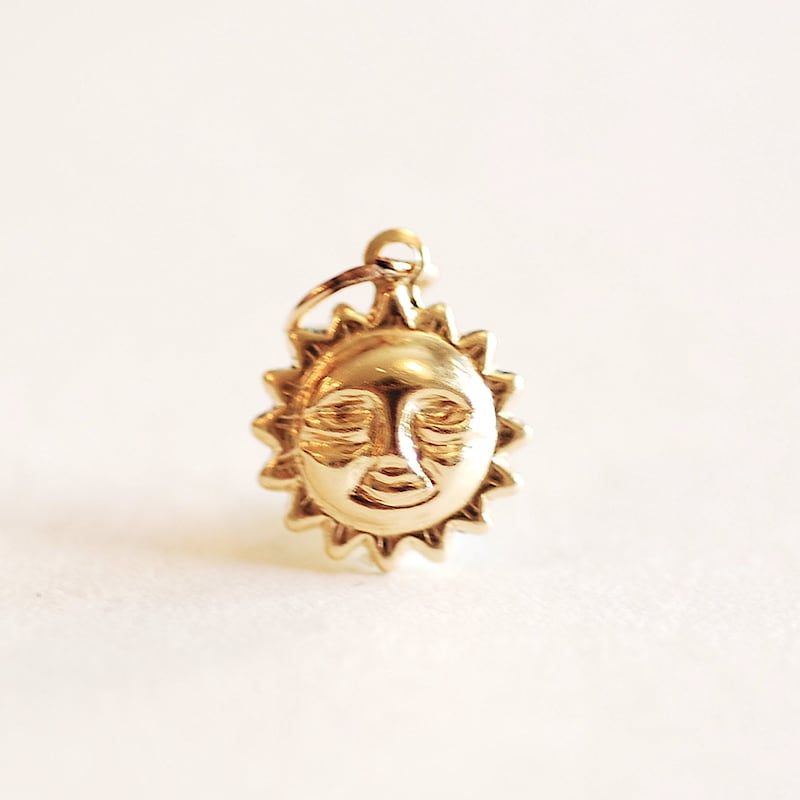 Sun Charm - Etsy