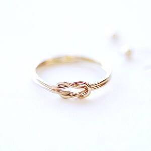 14k Gold Filled Infinity Stacking Ring - Gold Minimalist Stacking Ring ...
