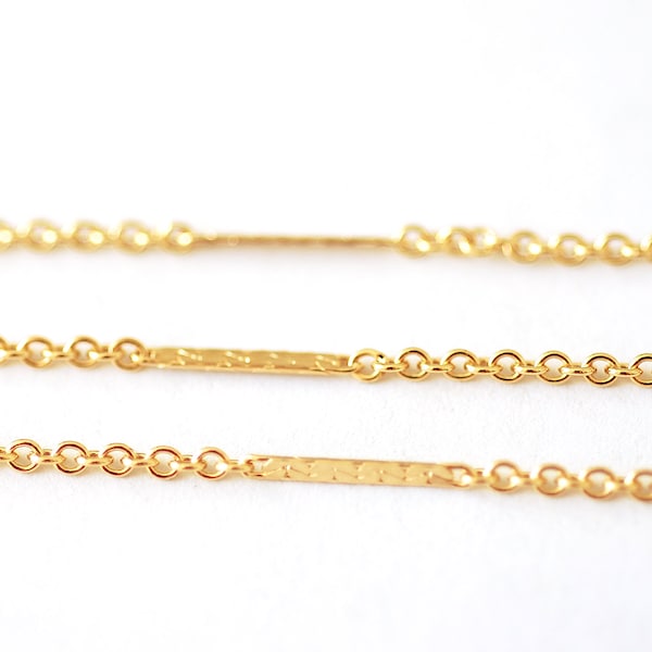 Flat Bar Necklace - Etsy