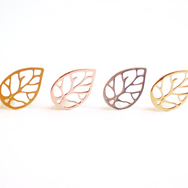 Palm Leaf Charm - Etsy