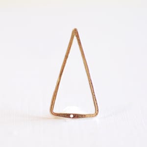 925 Sterling Silver Open Triangle Connector Charm- 925 Sterling Silver ...