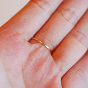 Adjustable Finger Ring- Choose 925 Sterling Silver, 14k Gold Filled ...