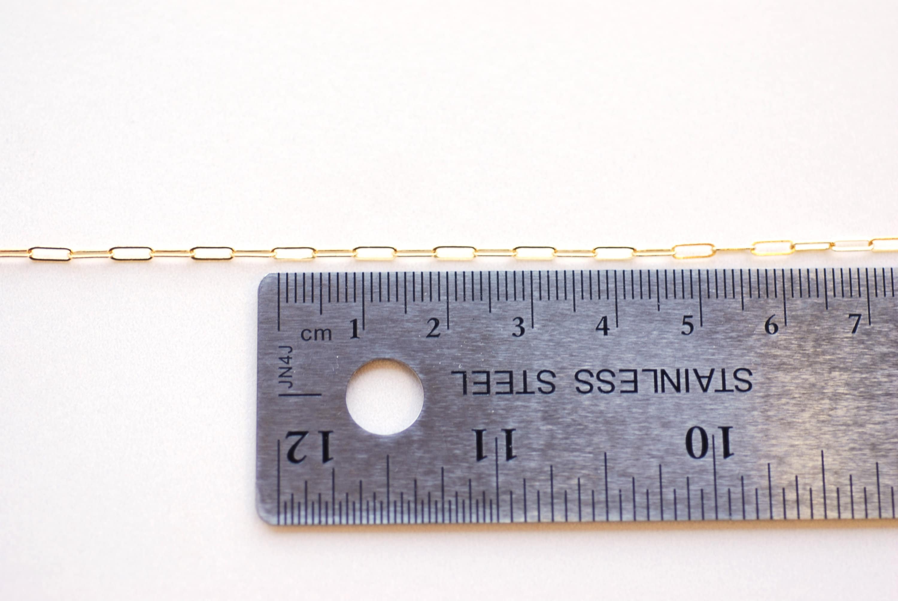 14/20 Gold-filled 2mm Drawn Flat Cable Chain Footage 5x2mm Rectangle ...