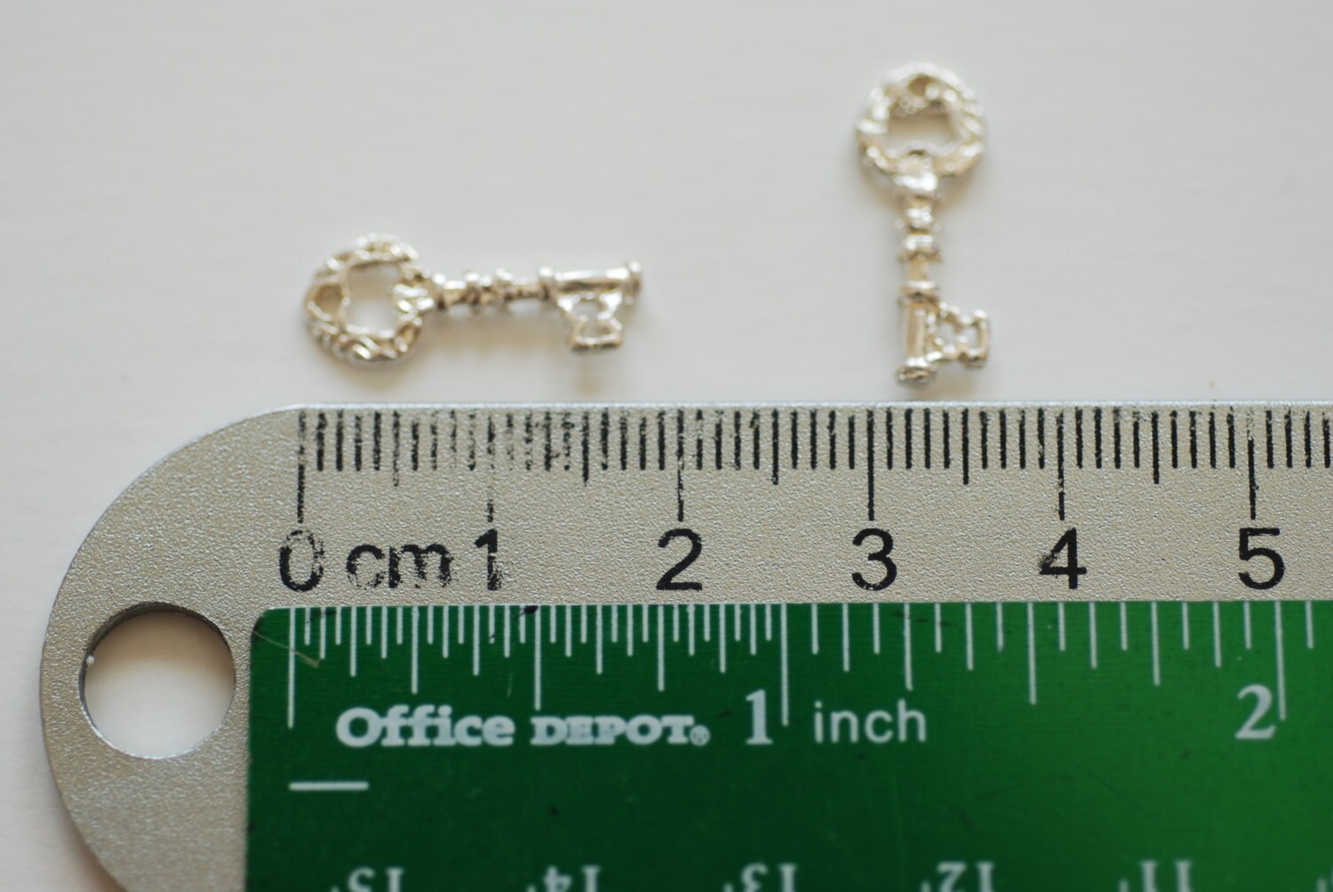 Sterling Silver Key Charm 925 Silver Key Charm Key to My - Etsy