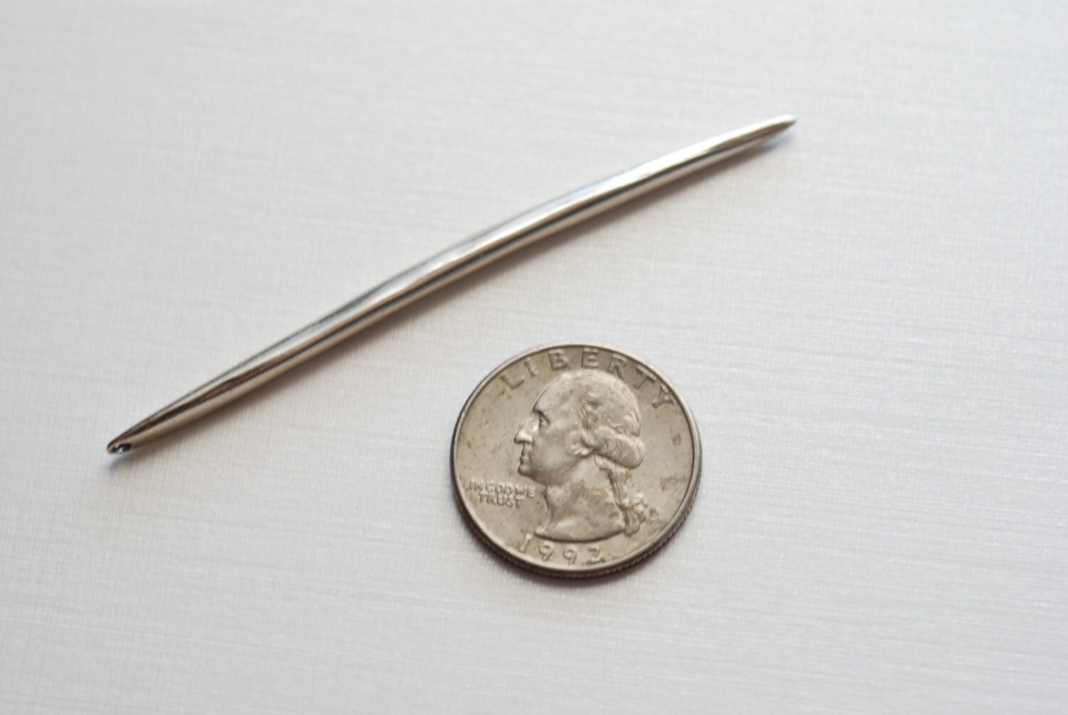 Sterling Silver Long Skinny Thin Needle Silver Extra Long - Etsy