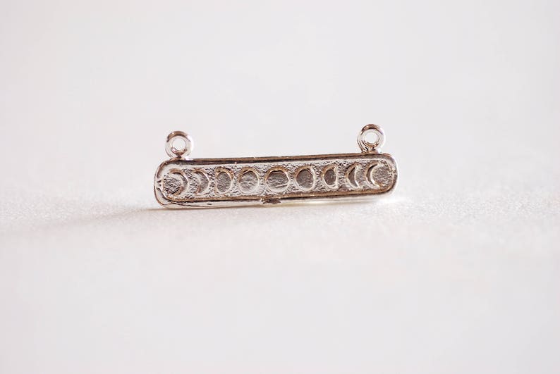 Sterling Silver Moon Phases Charm 925 Silver Moon Phase - Etsy