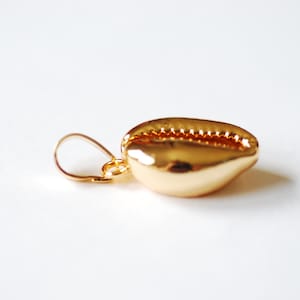 24k Gold Dipped Real Natural Cowrie Shell, Natural Gold Dipped Shell ...