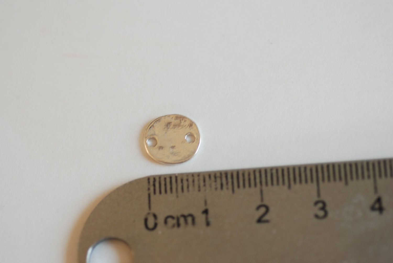 2pcs Sterling Silver Round Blank Disc Connector, Stamping Blank Round ...