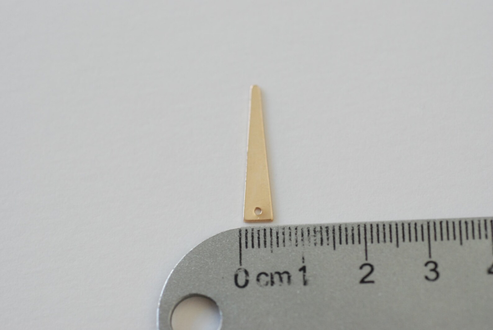 14k Gold Filled Spike Stamping Blank Triangle Spike Drop | Etsy
