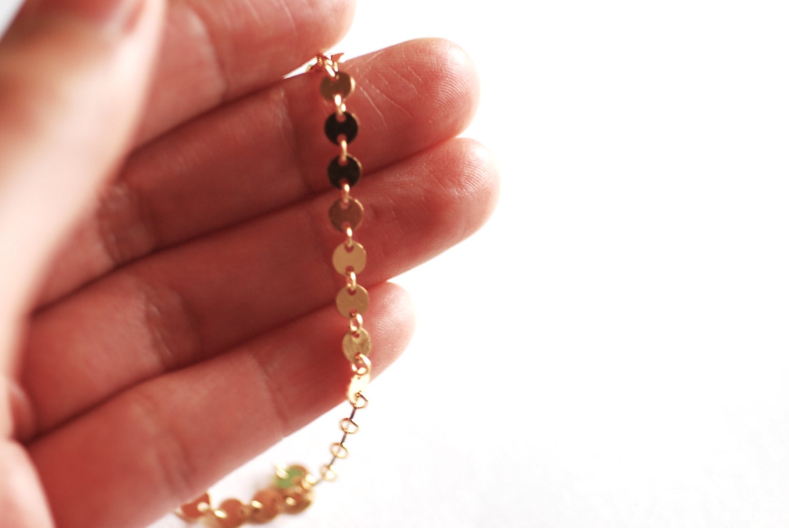 Sterling Silver 4mm Round Disc Chain 925 Sterling Silver - Etsy