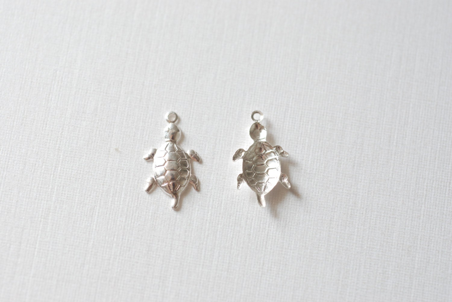Sterling Silver Turtle Charm, Silver Turtle Charm, Sterling Silver ...