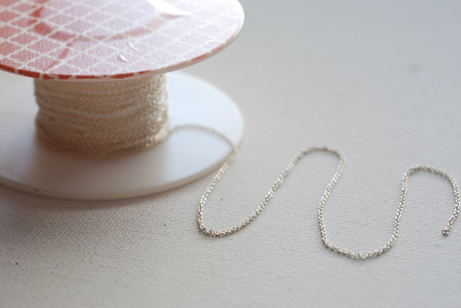 6 Ft Sterling Silver Cable Chain, 1.15mm Sterling Silver Chain, Silver ...