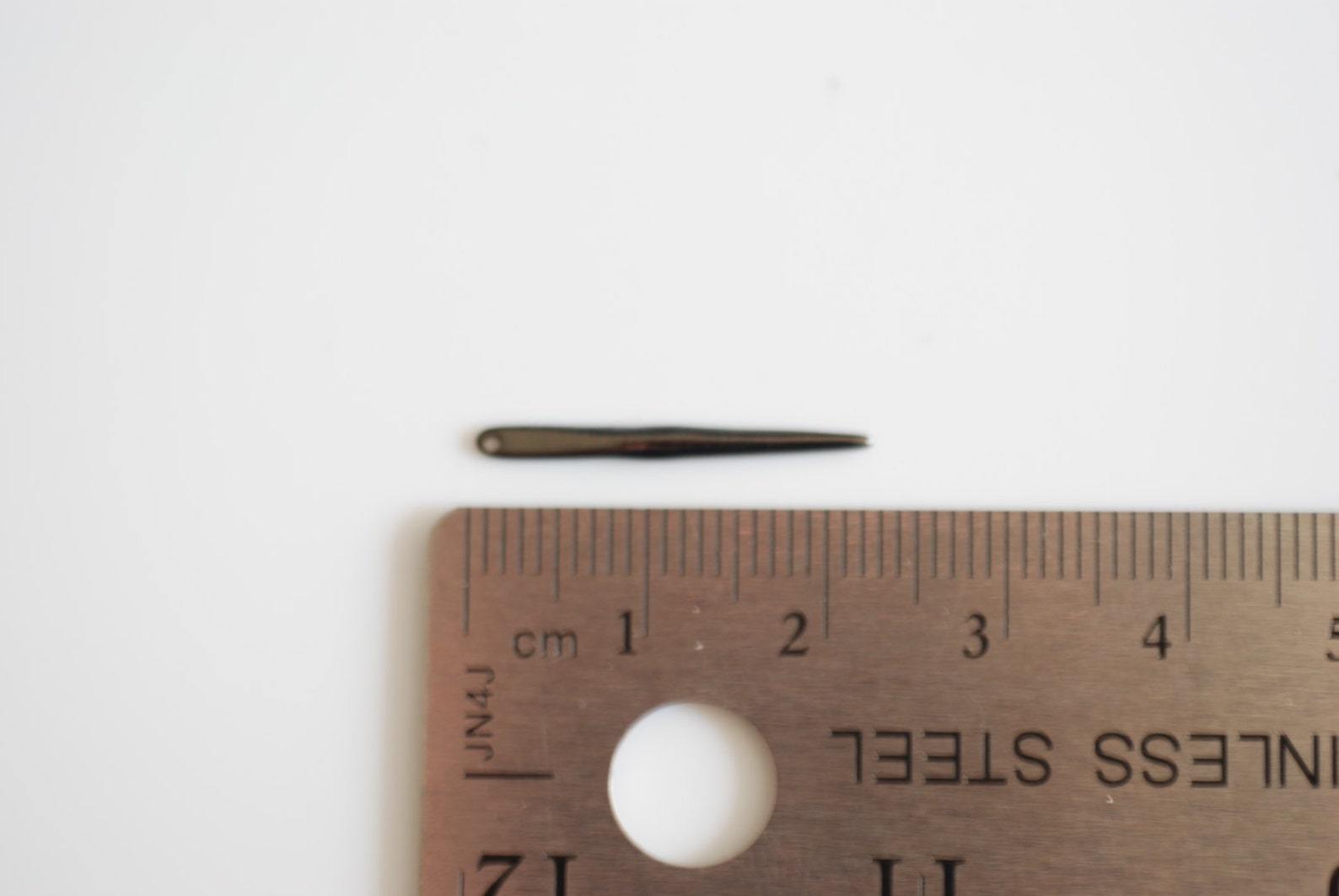 Black Gold Small Skinny Needle Spike Pendant Charm- Vermeil Skinny ...