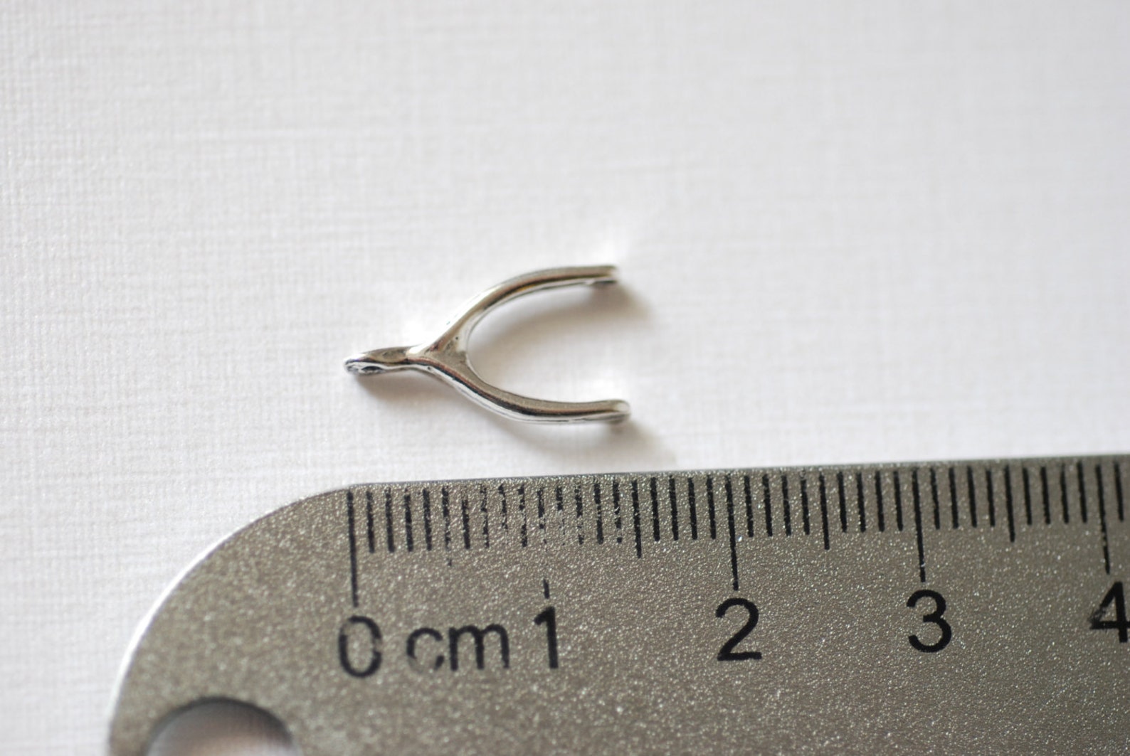2pcs Sterling Silver Wishbone Charm, Sterling Silver Wishbone Pendant ...