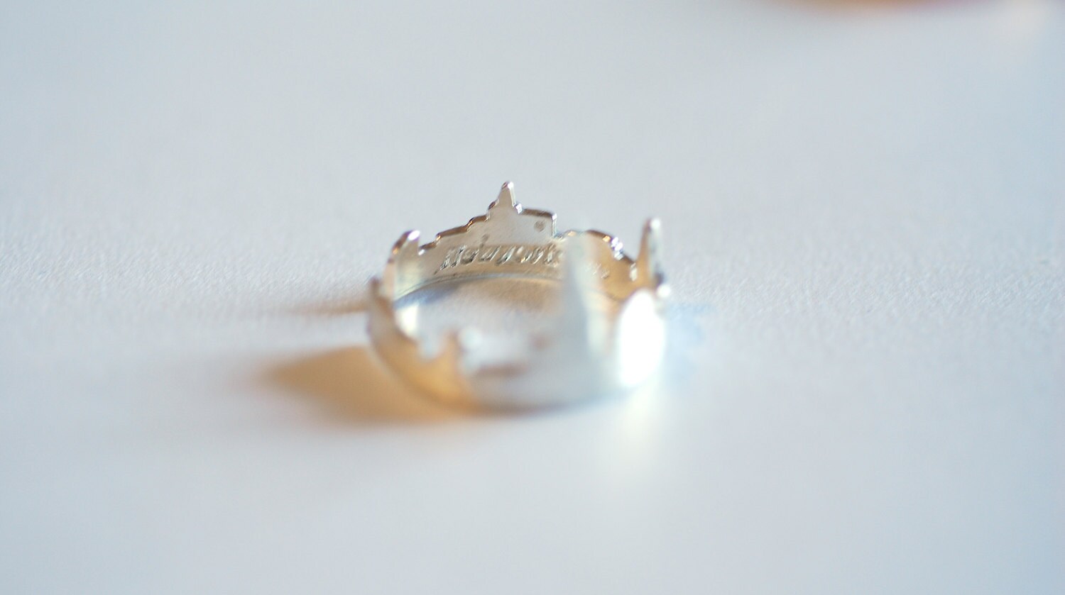 New York Cityscape Adjustable Ring- New York Skyline Ring- Choose ...