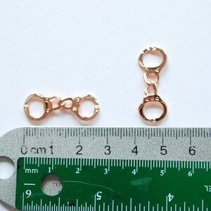 Vermeil Rose Gold Handcuffs, 18k Gold Plated Over Sterling Silver ...