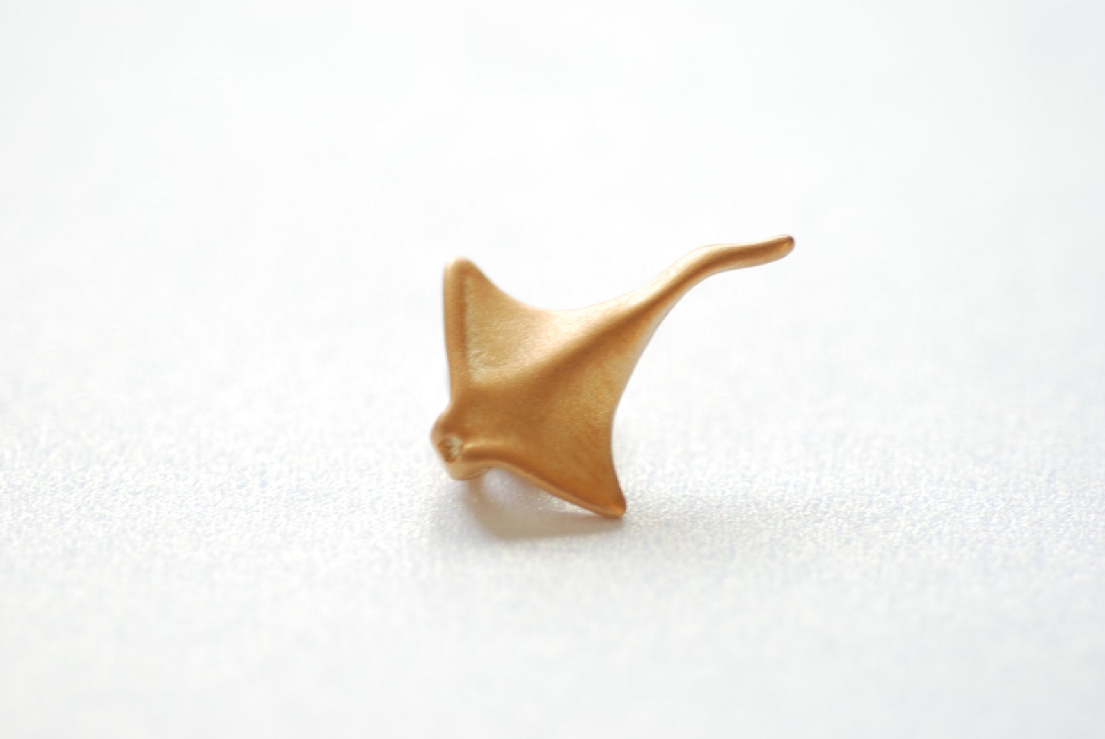 Matte Vermeil Gold Stingray 18k Gold Plated Over Sterling - Etsy