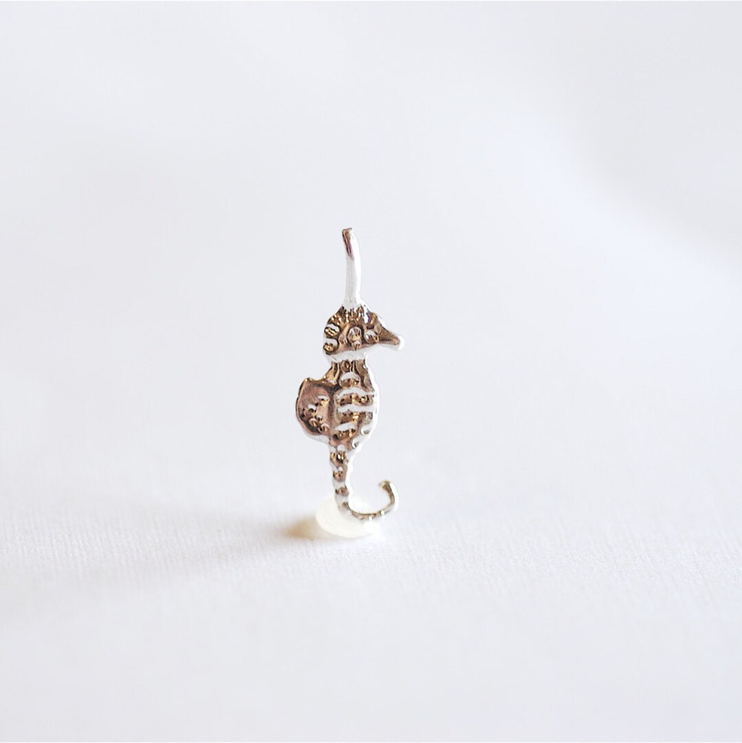Sterling Silver Seahorse Charm- 925 Sterling Silver Seahorse Charm ...