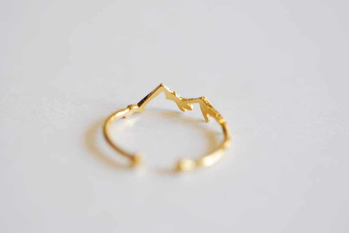 Mountain Ring Adjustable Ring Hiking Ring Adjustable | Etsy