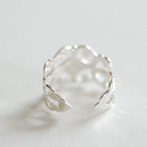 925 Sterling Silver Adjustable Ring, Silver Ring, One Size Ring ...