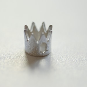 Sterling Silver Princess Prince Crown Charm- Sterling Silver Crown ...