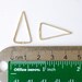 925 Sterling Silver Open Triangle Connector Charm- 925 Sterling Silver ...