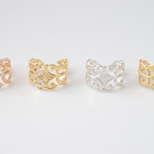 925 Sterling Silver Adjustable Ring, Silver Ring, One Size Ring ...