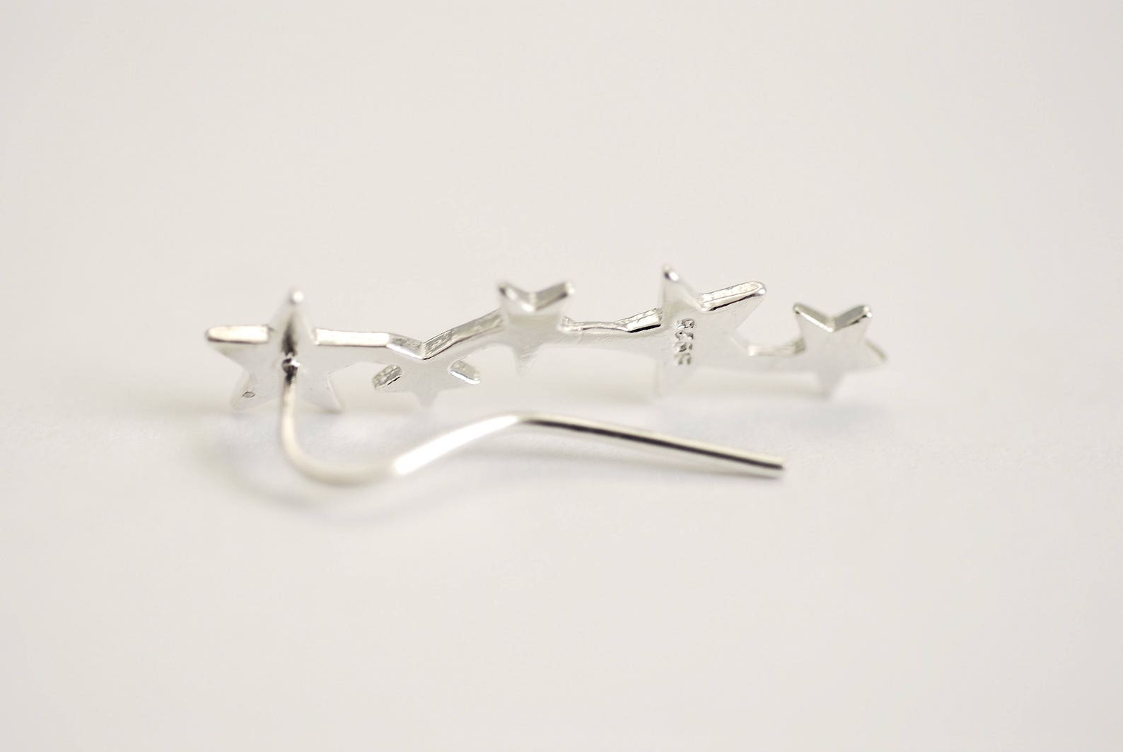 Star Ear Crawler Earrings 925 Sterling Silver Ear Climbers - Etsy