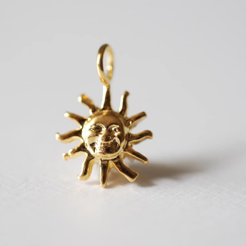 Sun Charm - Etsy
