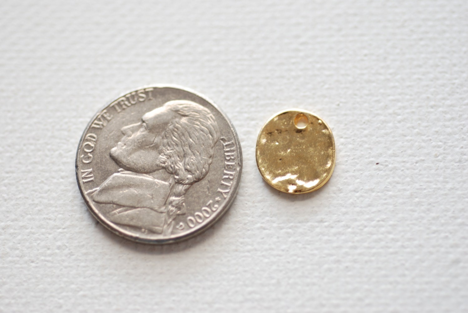 Shiny Vermeil Gold Stamping Blank Disc Stamping Discs Gold - Etsy