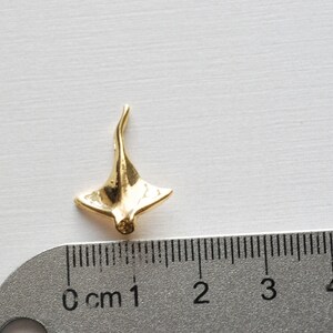 Vermeil Gold Stingray- 18k Gold Plated Over Sterling Silver Stingray ...