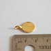 Shiny Vermeil Gold Blank Disc- 18k Gold Plated Over Sterling Silver ...