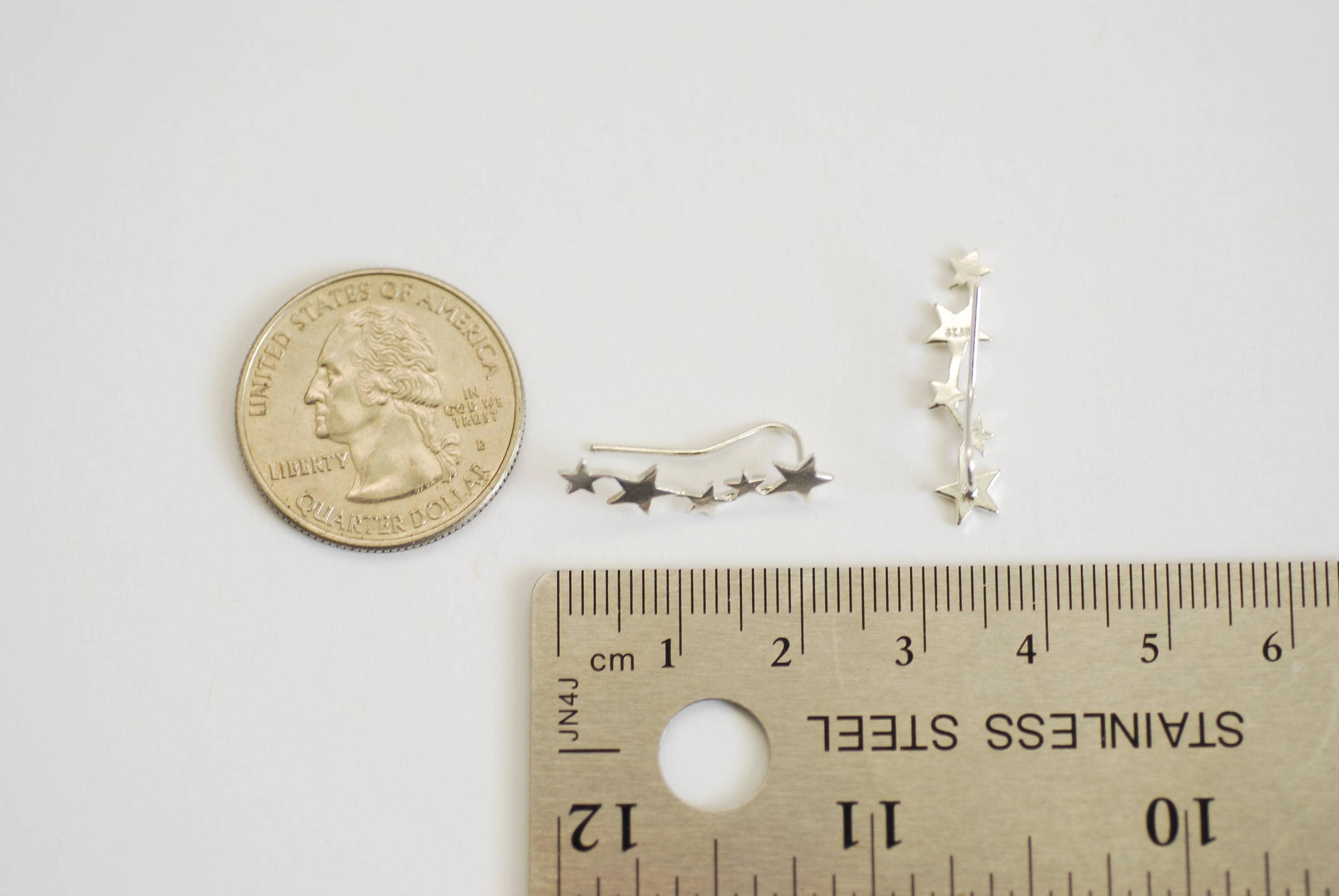 Star Ear Crawler Earrings 925 Sterling Silver Ear Climbers - Etsy