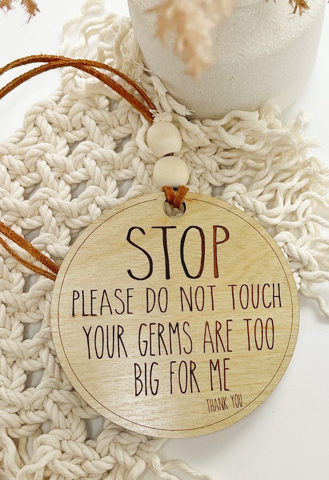 STOP Please Don't Touch My Baby, Carrier Bag Tag, Infant Carrier ...